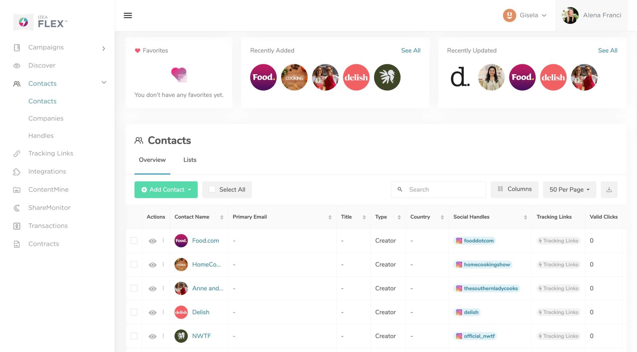 Manage Your Influencer Marketing Relationships - IZEA Flex